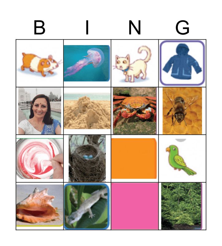 1st children Bingo Card