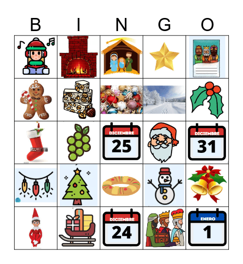 La Navidad Bingo Card