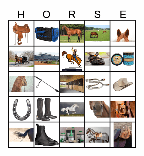 HORSE Bingo Card