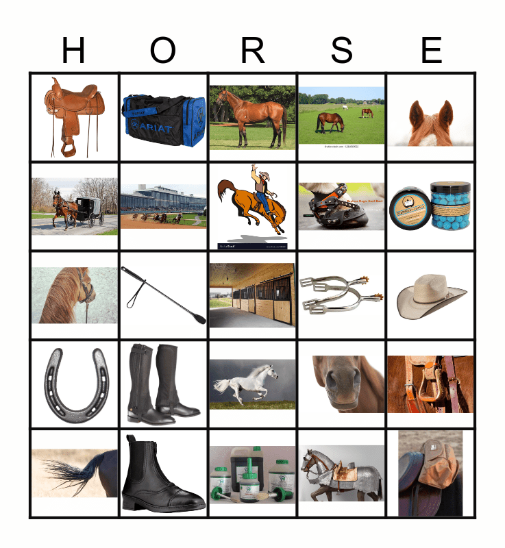 HORSE Bingo Card