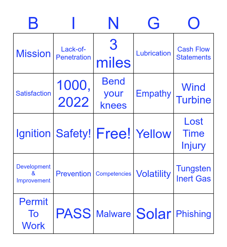 WIOC Xmas Bingo - 55" TV Giveaway Bingo Card