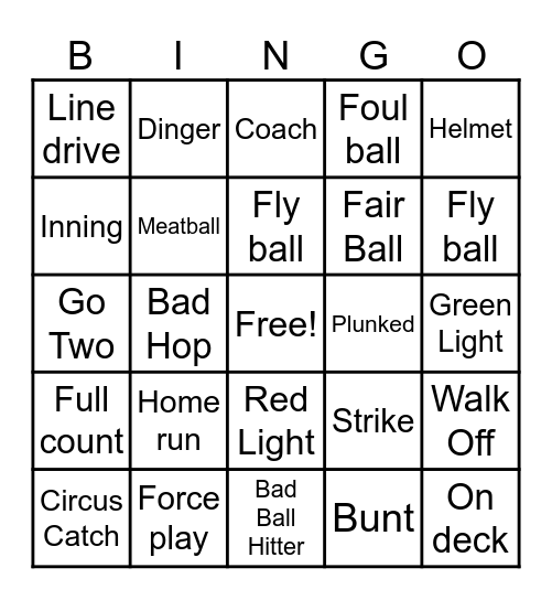 EXT ACE BINGO Card
