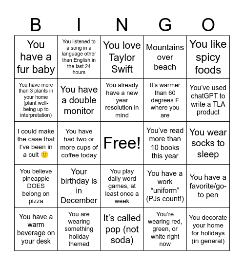 Learning Agency Bingo Card Learning Agency Bingo Card