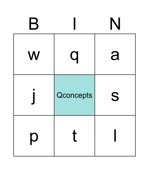 Proud to be Fout Bingo Card