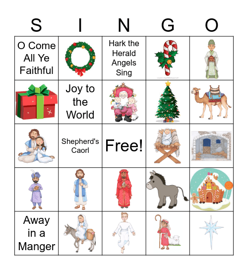 Singo Bingo Card