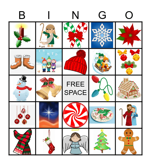 Christmas Bingo Card