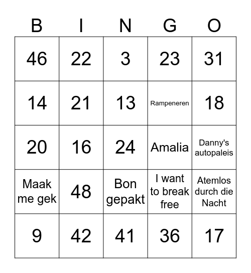 Super-gave-oud-en-nieuw-bingo-show Bingo Card