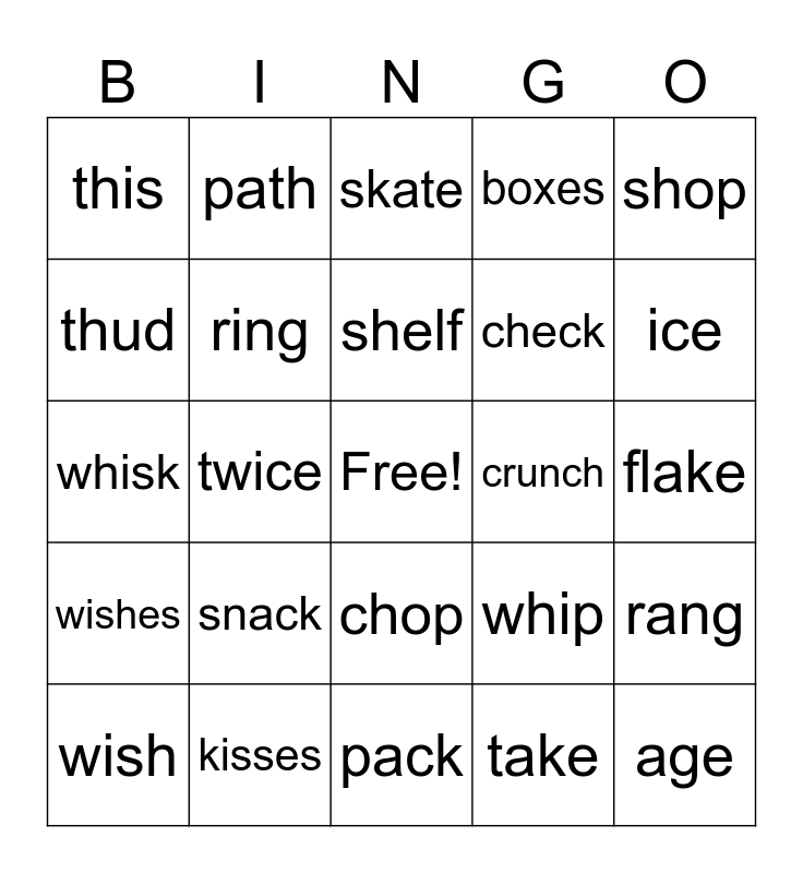 Ms. Wise Fun Learning Bingo Card