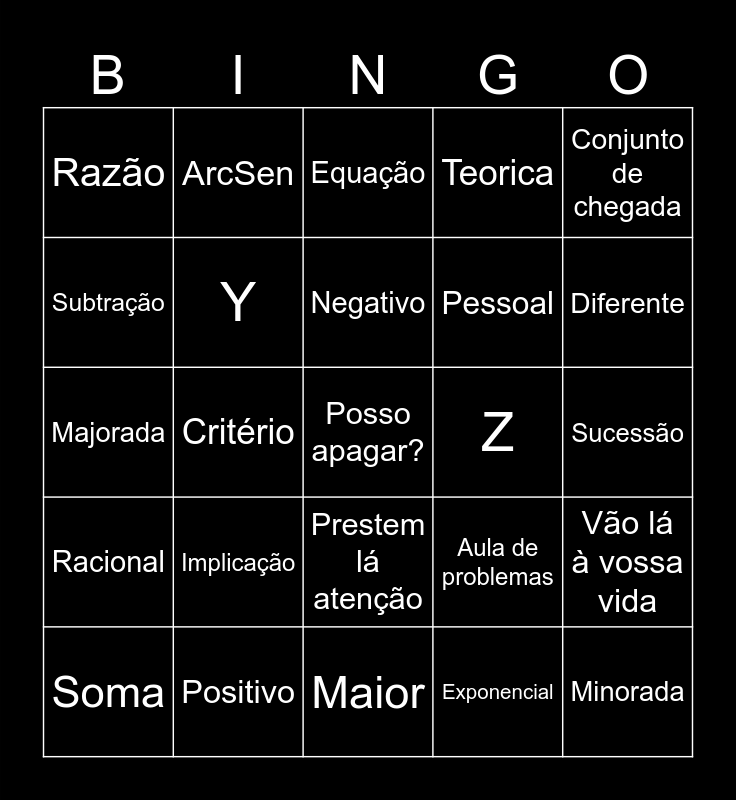 CDI IST Bingo Card