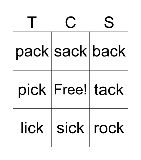 Tic Tac Toe Bingo Card