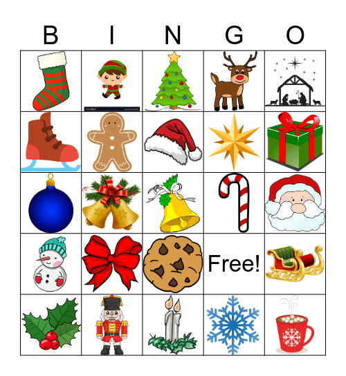 Company Christmas Bingo Card