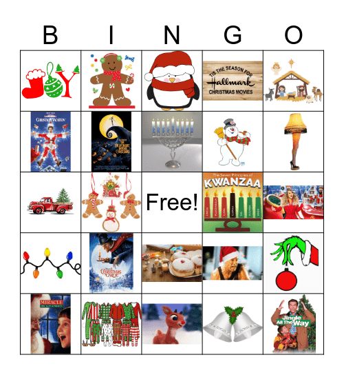 Holiday Party 2023 Bingo Card