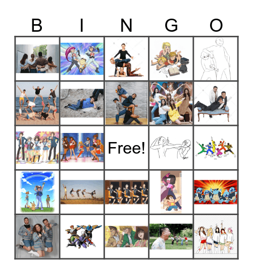 Group Photos Bingo Card
