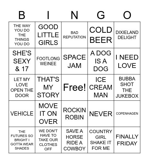 #4- COVER ALL Bingo Card