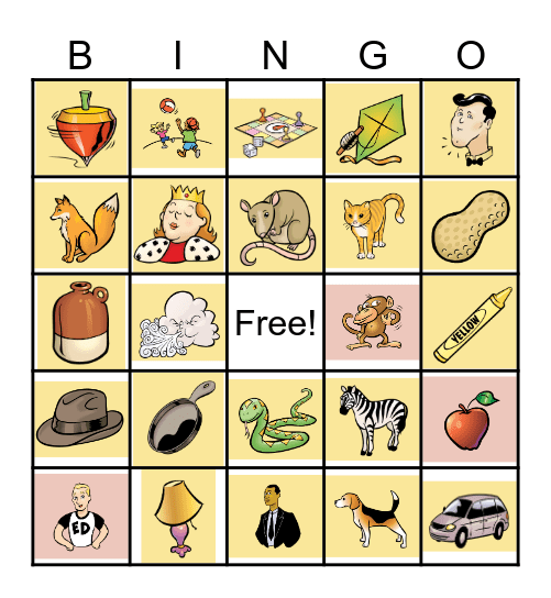 Bingo Board 1 Bingo Card