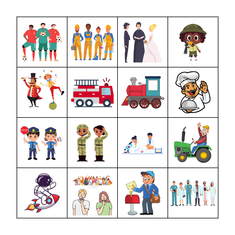Opening thema GO: wereld van werk Bingo Card