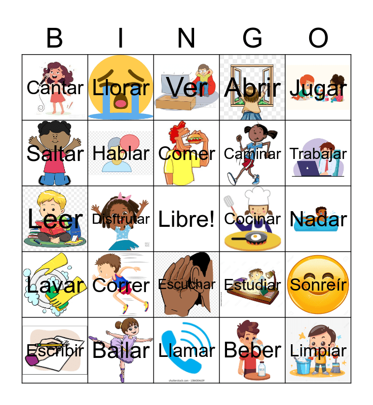 Los Mandatos Bingo Card