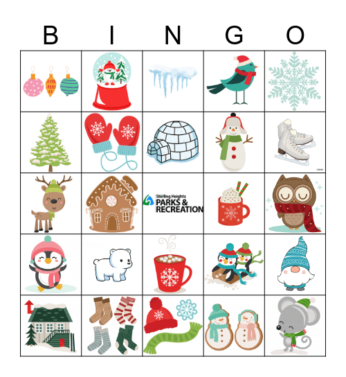 Winter BINGO Card