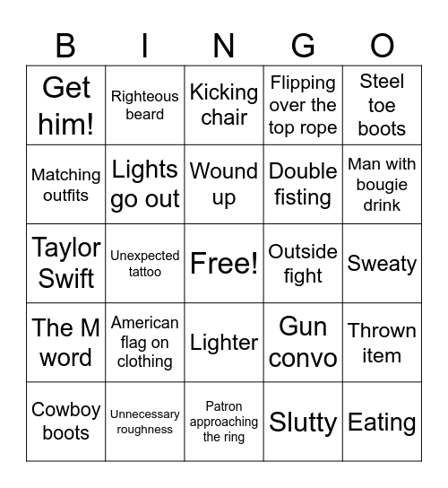 Micro Mania Bingo Card