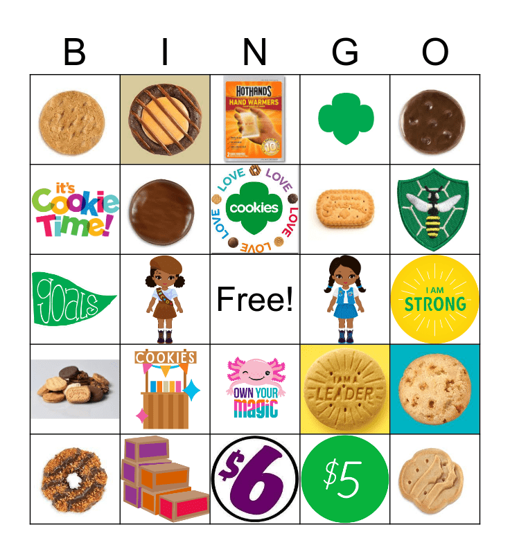 Cookie BINGO! Bingo Card