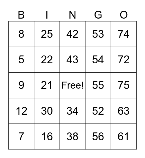 Shiloh/Solstice Bingo! Bingo Card