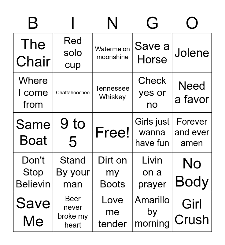 Bingo Game 37 Bingo Card