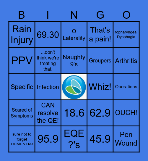 Questionable Bingo Card
