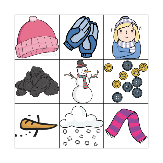 Fear Sneachta Bingo Card