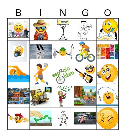 AR Verbs- 2 Bingo Card
