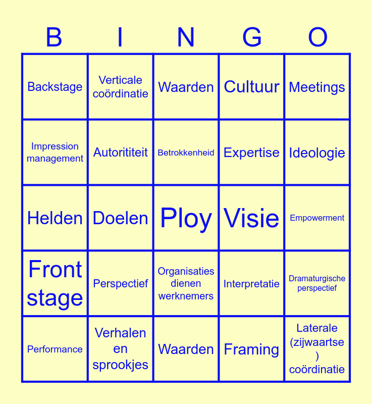 FRAME GAME Bingo Card