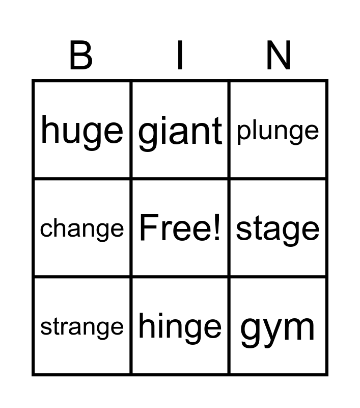 M6 W3 Structured Literacy Bingo Card