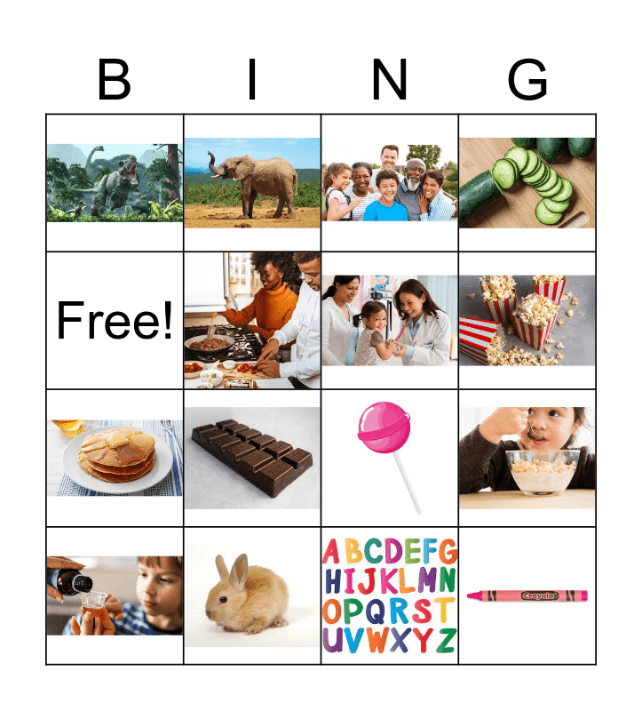 Multisyllable Words Bingo Card