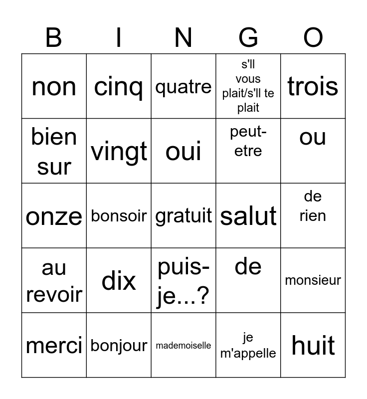 Layla Hernandez Bingo Card