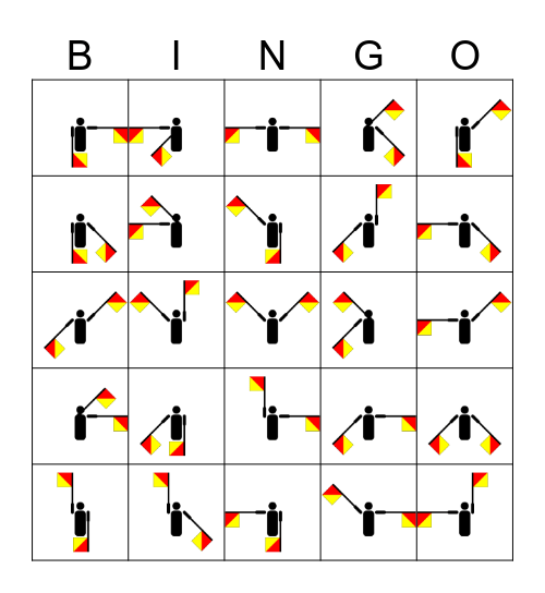 Semaphore! Bingo Card