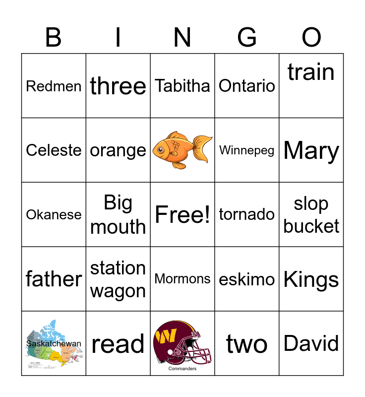 Nobody Cries Chapters 1-2 Bingo Card