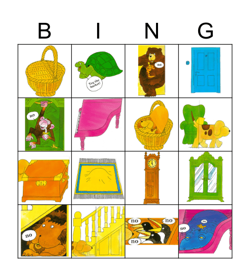 Where’s Spot? Bingo Card