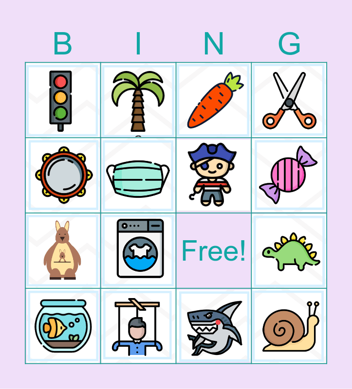 FONEMA /R/ Bingo Card