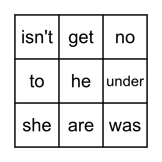 SIPPS 11-20 Bingo Card