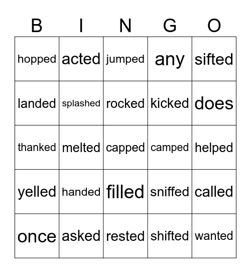 -ed Bingo!!! Bingo Card