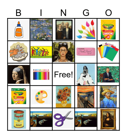 ART Bingo! Bingo Card