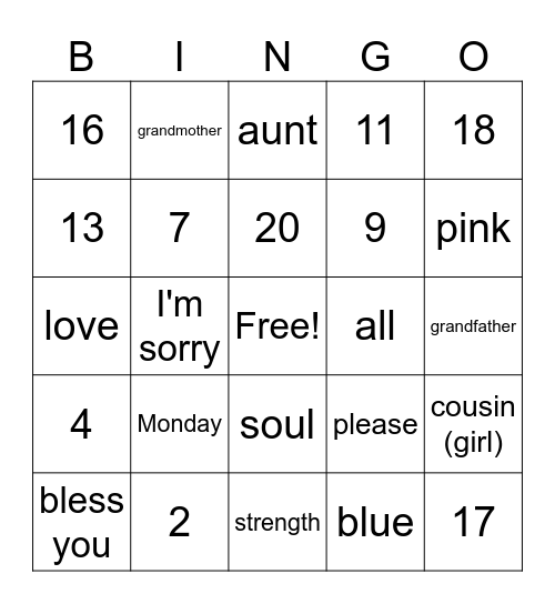 3rd Quarter Bingo (3rd Grade) Bingo Card