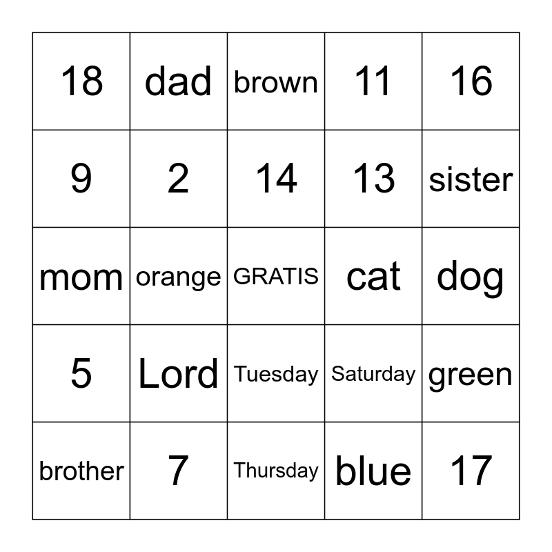 3rd Quarter Bingo (3rd Grade) Bingo Card
