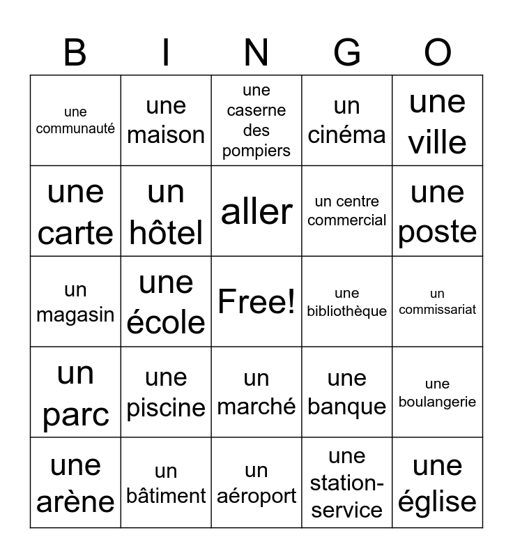 La Communauté Bingo Card