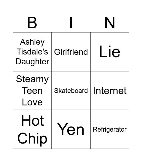 Infinite Craft Bingo Card