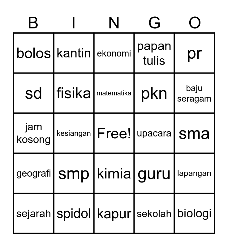 yqunho's Bingo Card