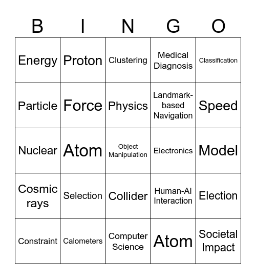 AI Bingo Card
