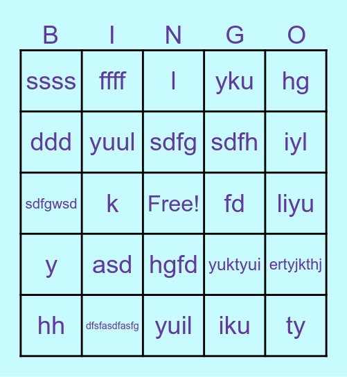 Les go Bingo Card