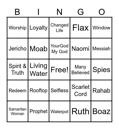 GIRLS WEEKEND Bingo Card