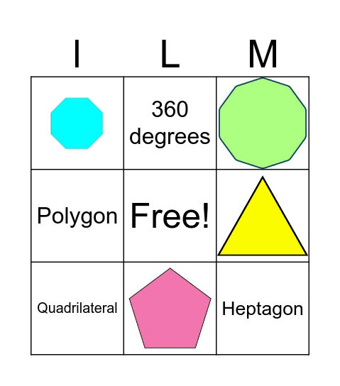 Polygon Bingo Card