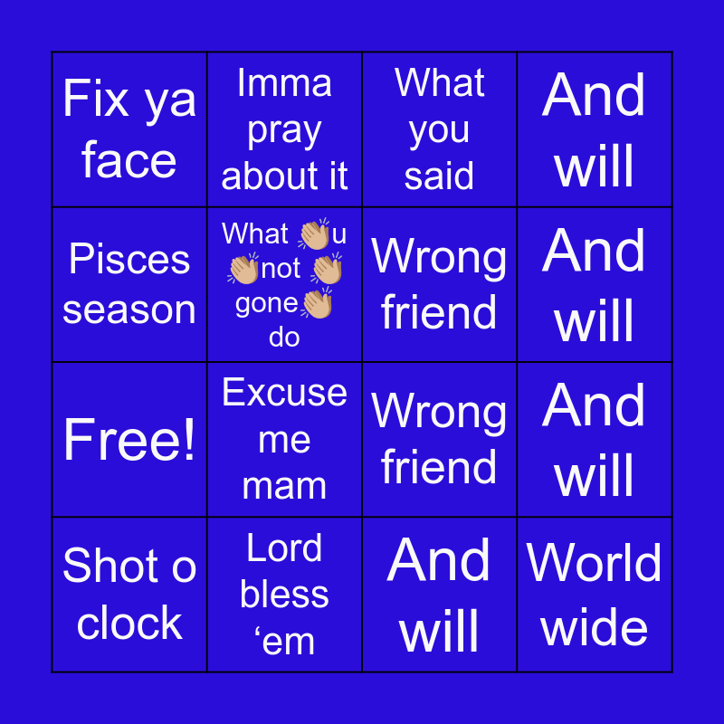 🎈Nakea 🥳 Bingo Card